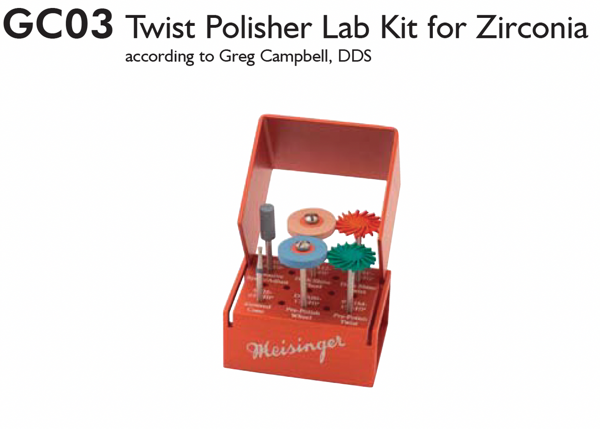 MEISINGER - GC03 Twist Polisher Lab Kit for Zirconia – Medes (M) Sdn Bhd