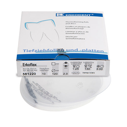ERKODENT - Erkoflex transparent, Soft thermoforming material – Medes (M ...